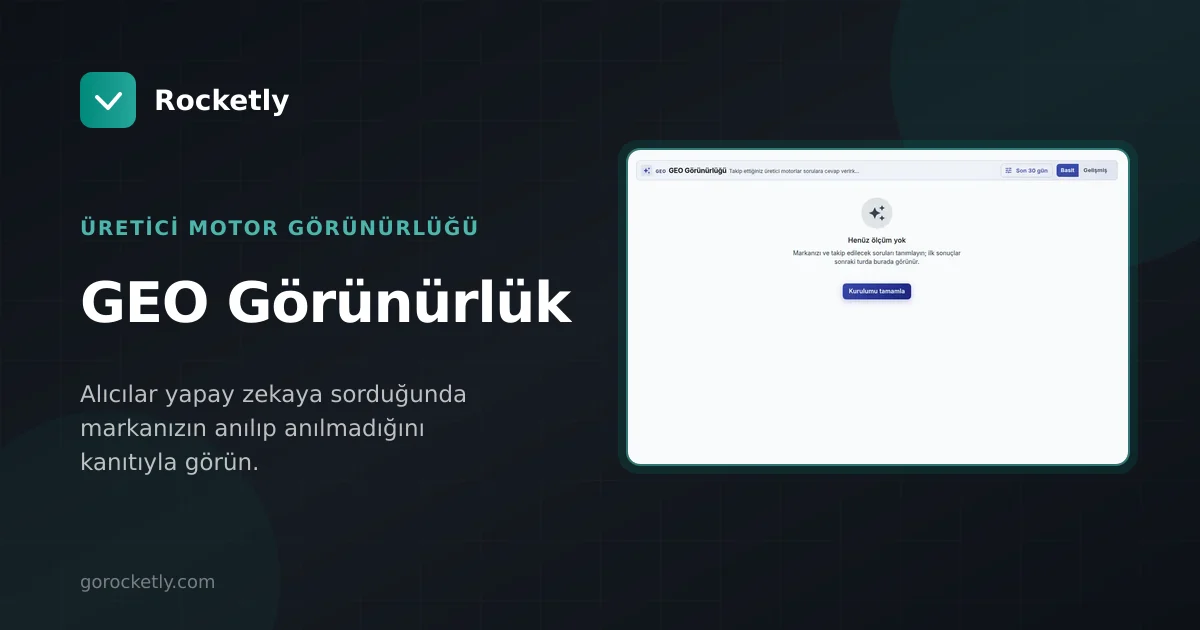 GEO: Track Your Brand Visibility in AI Answers | Rocketly